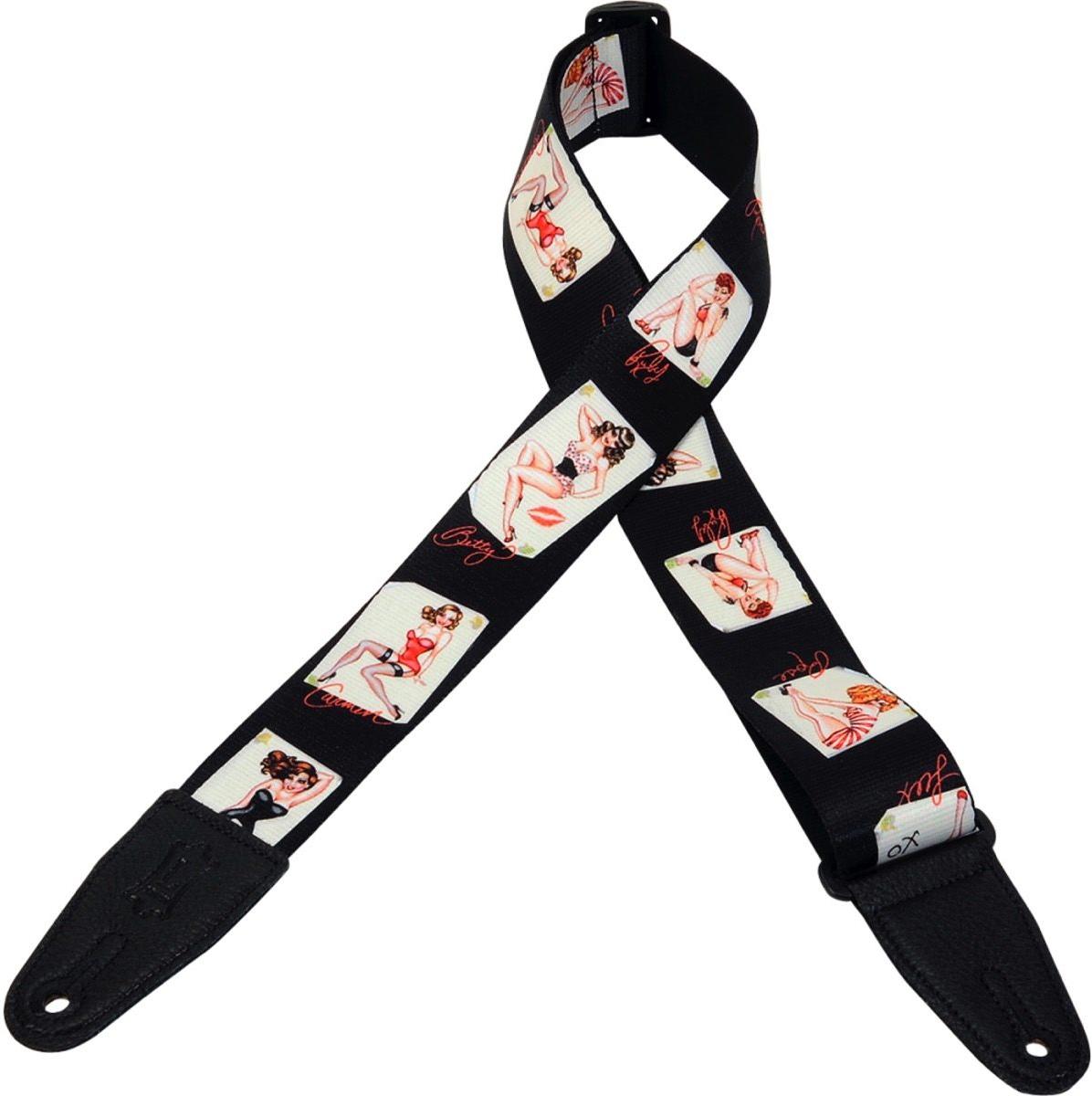 Levys 2 Inch PIN UP GIRLS STRAP